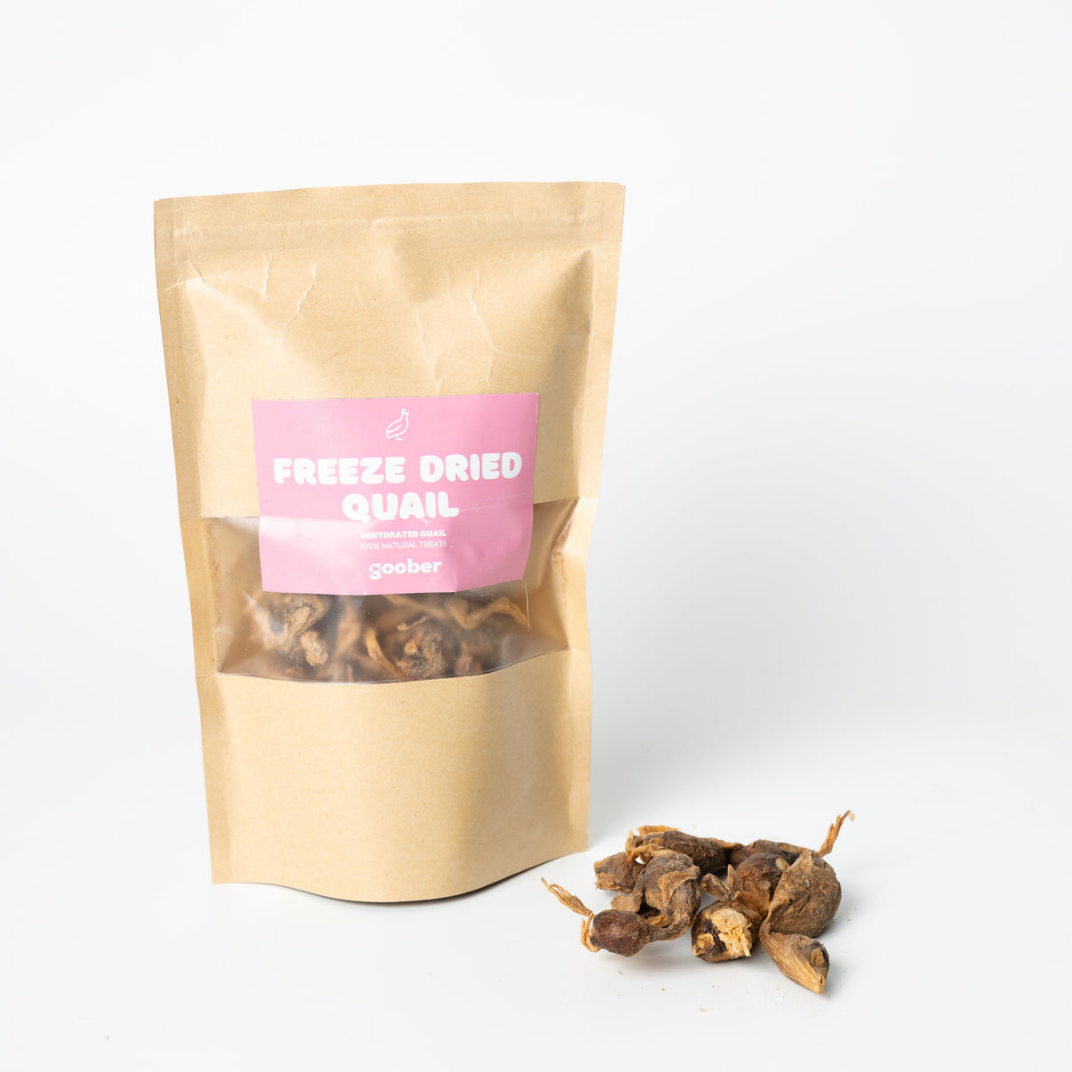 Goober's Freeze Dried Quail | Natural Treats for Pets