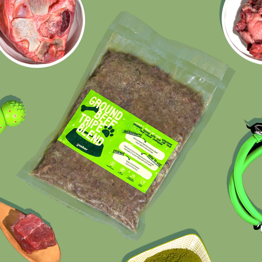 Goober's Beef Tripe Blend | Ready to Eat Meal for Pets