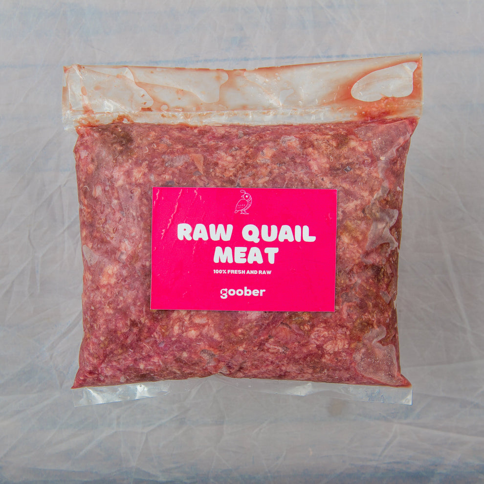 Ground Quail | 100% Natural Raw Meat for Pets – Goober